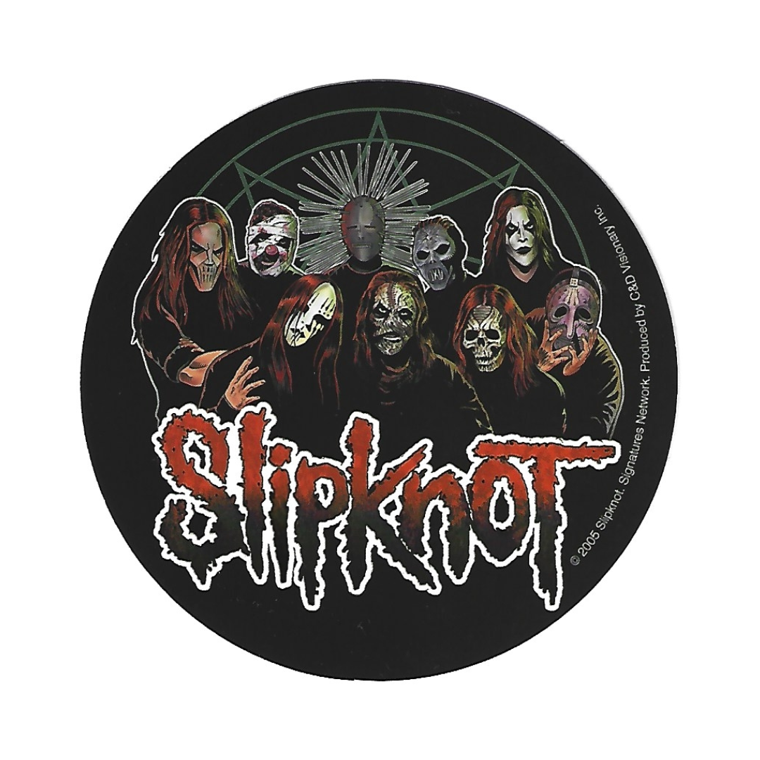 Slipknot Group Sticker – NH Vintage Vinyl